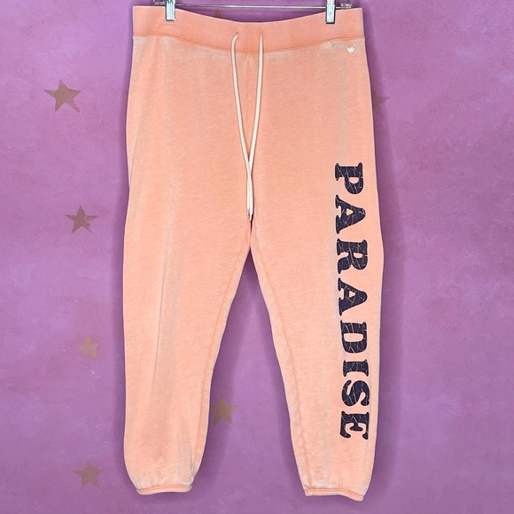 Juicy Couture | Pants & Jumpsuits | Juicy Couture Vintage Rare Womans Paradise Leg Logo Peach ...